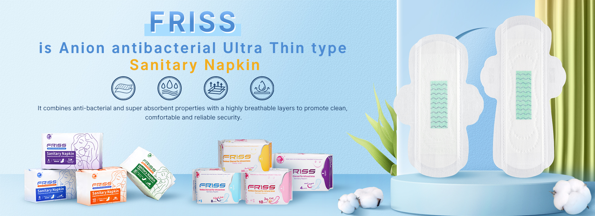 Our Brand - OEM & Private Label sanitary napkins Manufacturer - Global ...