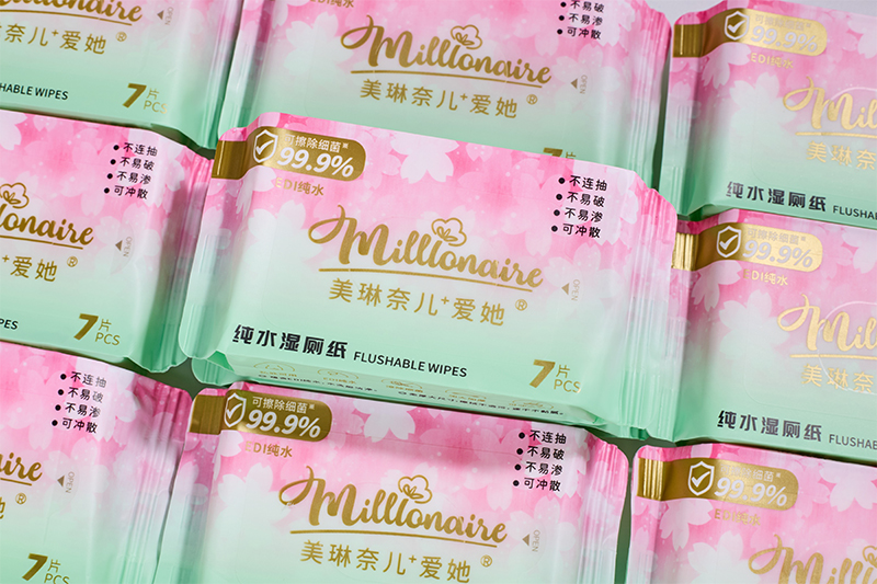 OEM Custom Sensitive Skin Safe Travel-Sized Flushable Wet Wipes